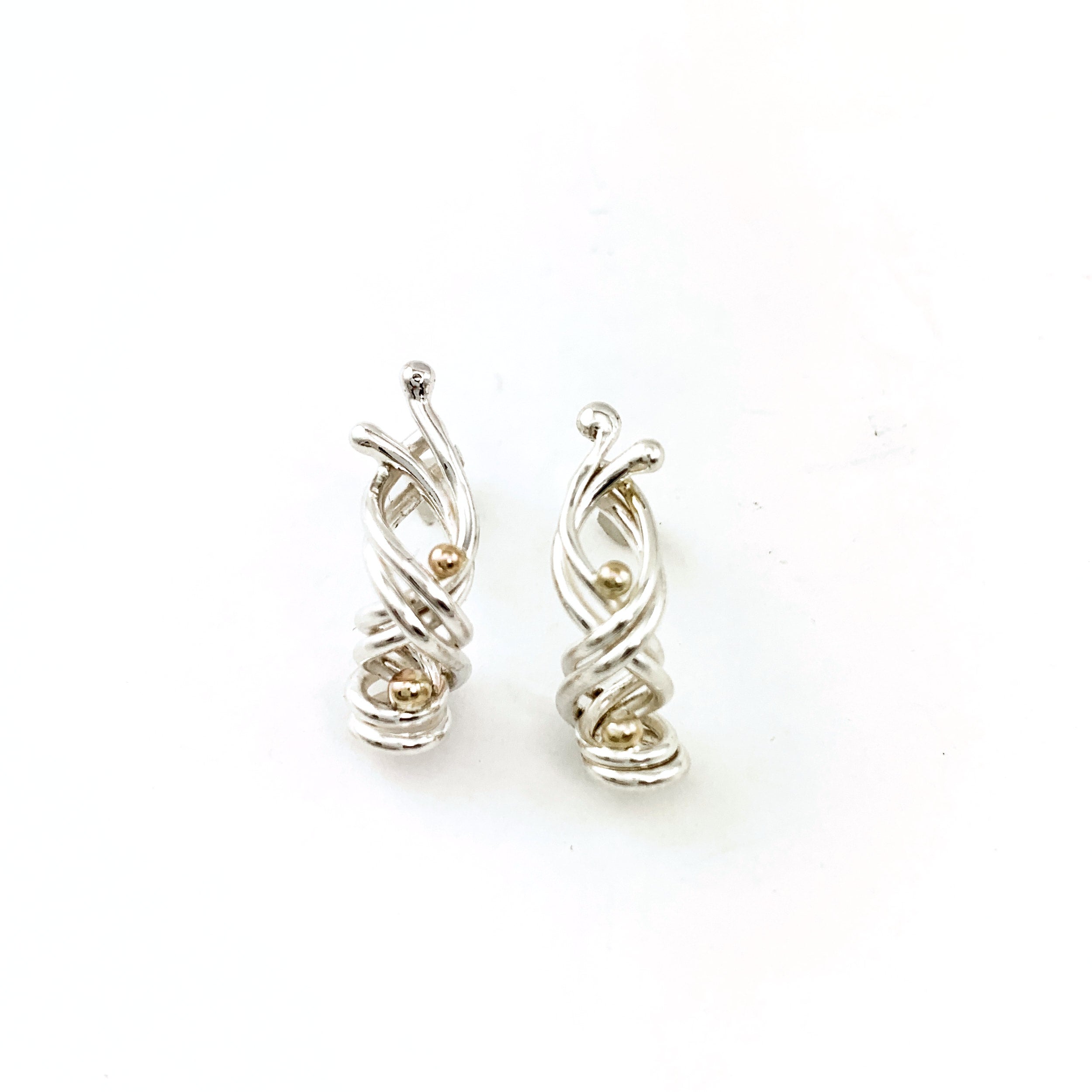 Everyday Journey Studs SS/14K | Constantine Designs