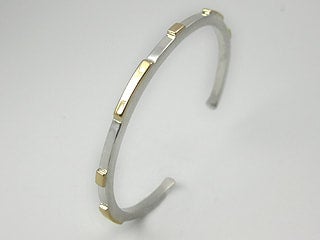 Sunray Cuff ss/14kt | Constantine Designs