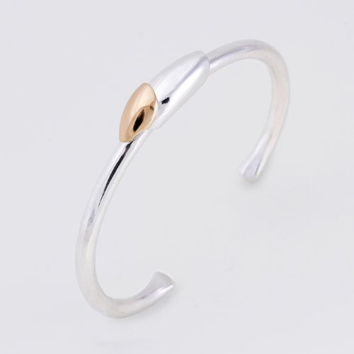 Pussy Willow Cuff ss/14kt | Constantine Designs