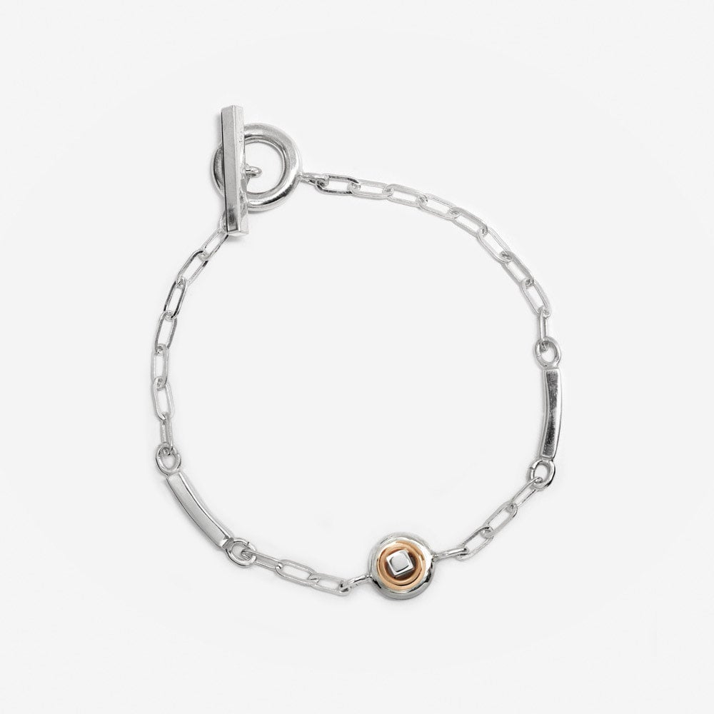 That's Me Bracelet ss/14kt | Constantine Designs