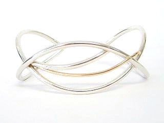 Flame Cuff ss/14kt | Constantine Designs