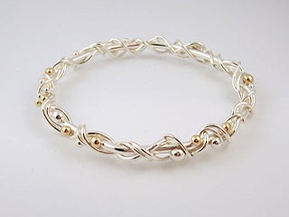 Journey Bangle ss/14k | Constantine Designs